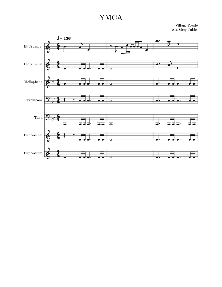 YMCA – Village People (For Leighton Buzzard Philharmonic Marching Band ...