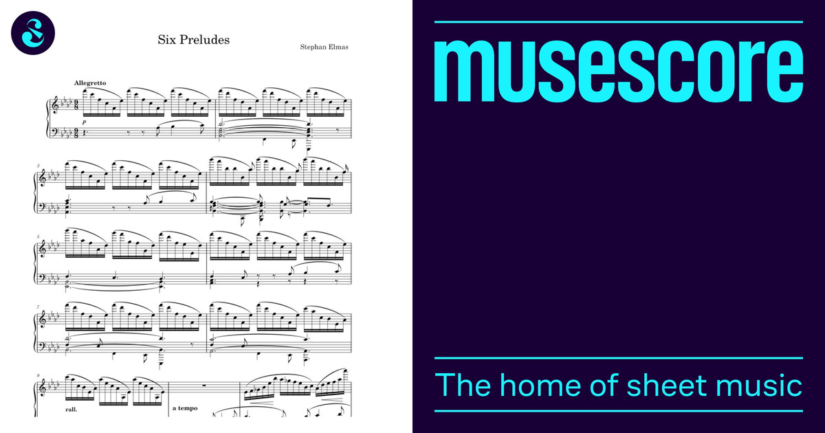 SIX PRELUDES - Stephan Elmas Sheet music for Piano (Solo) | Musescore.com