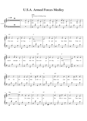 Armed forces medley – US Army Band Armed forces Medley-Bagpipes Sheet ...