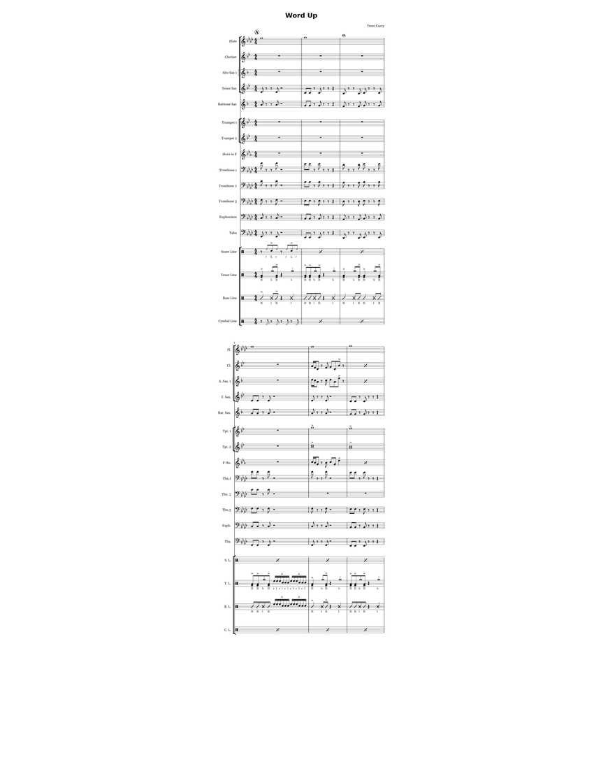 Word up – Cameo Word Up – Cameo Sheet music for Trombone, Euphonium ...