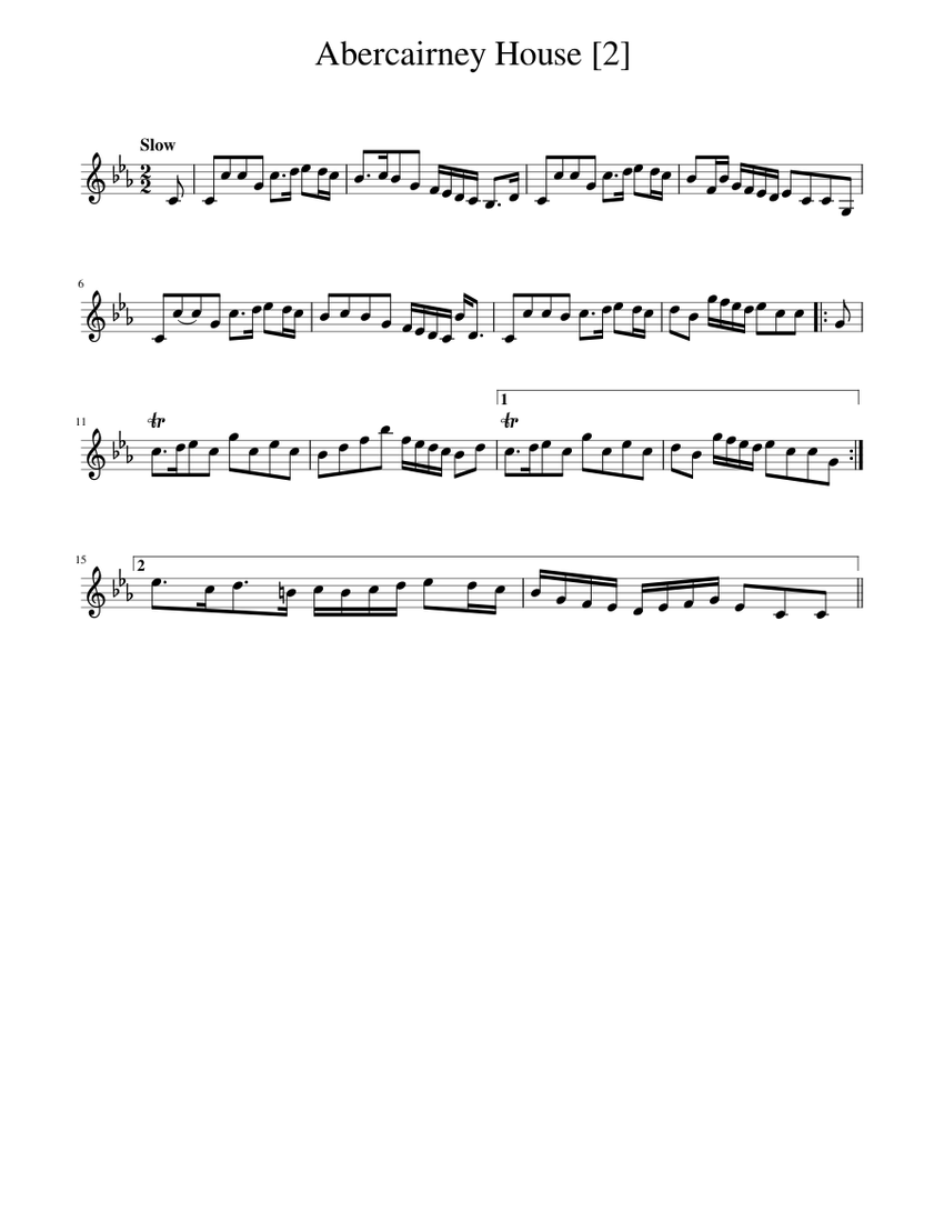 Abercairney House Sheet music for Piano (Solo) Easy | Musescore.com