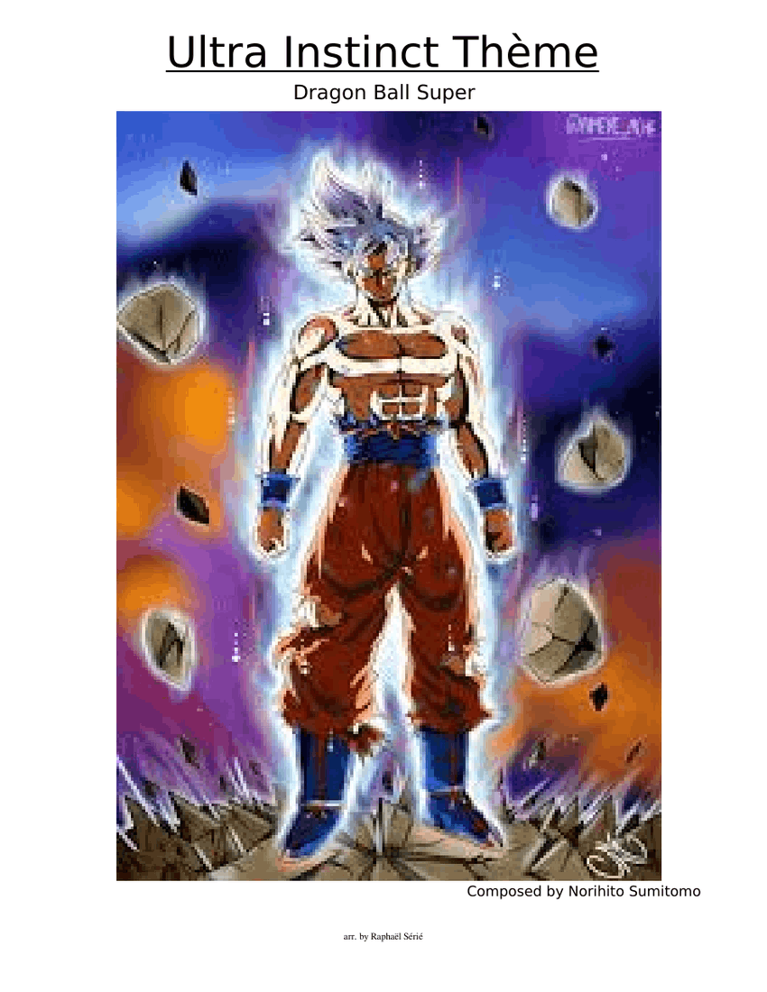 Ultra Instinct Theme – Dragon Ball Super Sheet music for Piano ...