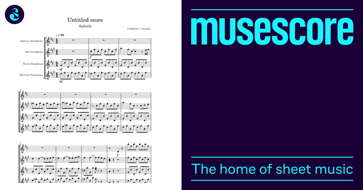 Bee Theme Sheet Music for Saxophone alto, Saxophone tenor, Saxophone ...