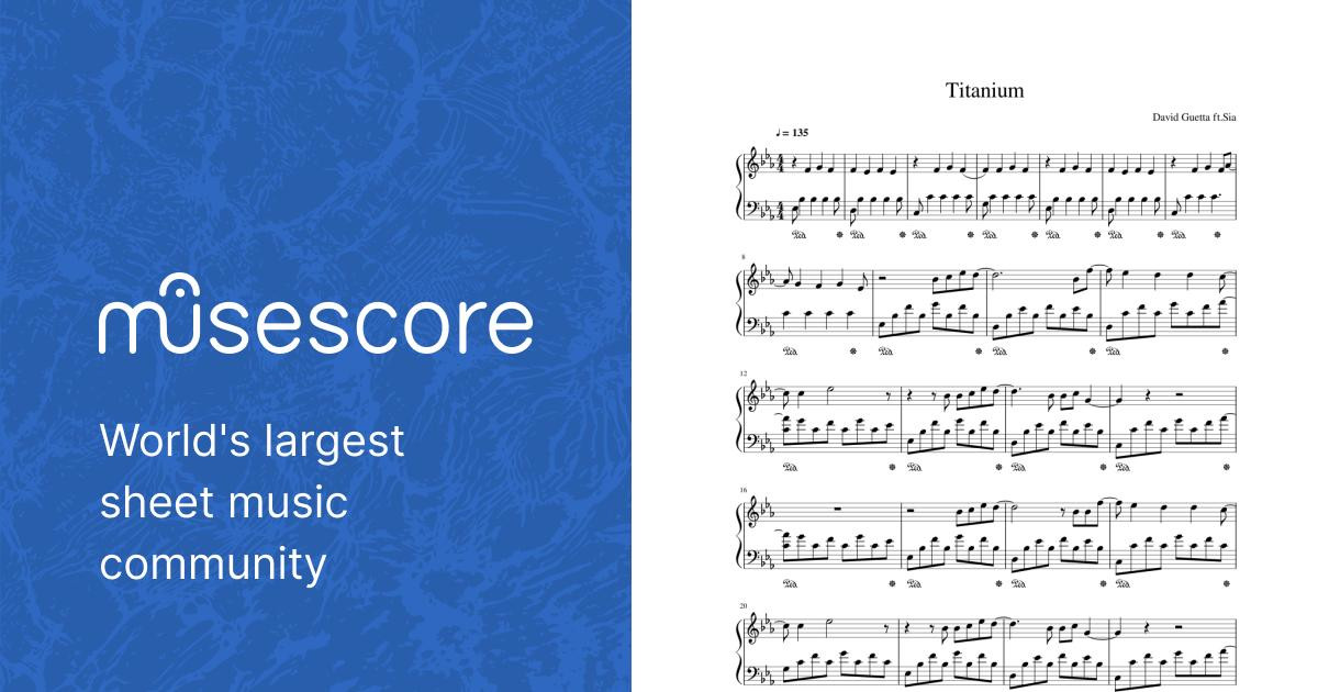 titanium david guetta piano tutorial