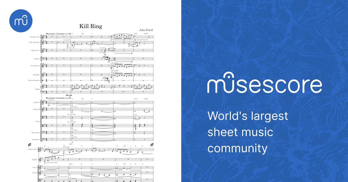 Kill Ring (HTTYD) Sheet Music for French horn, Timpani, Vibraphone ...