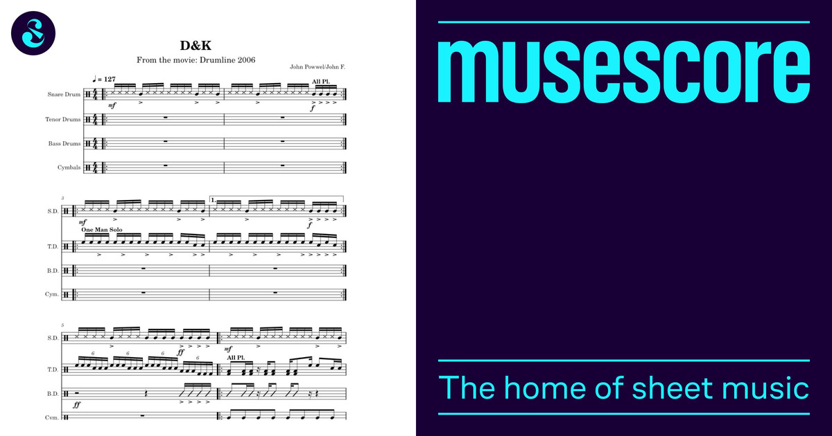 D&K cadence Sheet music for Tuba, Synthesizer, Trumpet other (Mixed ...