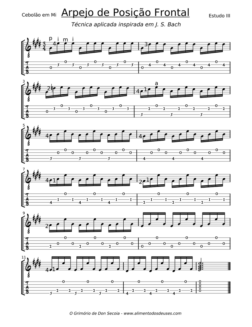 Violin Partita No.3 in E major, BWV 1006 – Johann Sebastian Bach Sheet ...