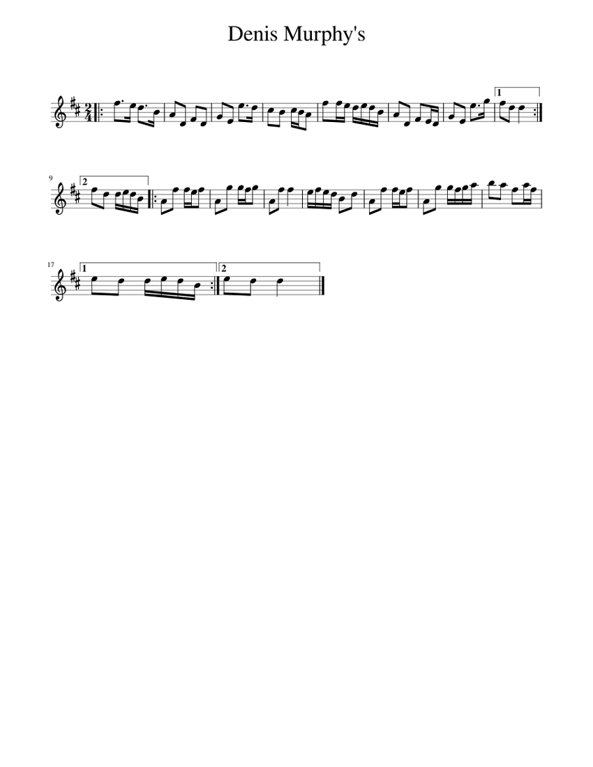 Denis Murphy's Sheet music for Piano (Solo) Easy | Musescore.com