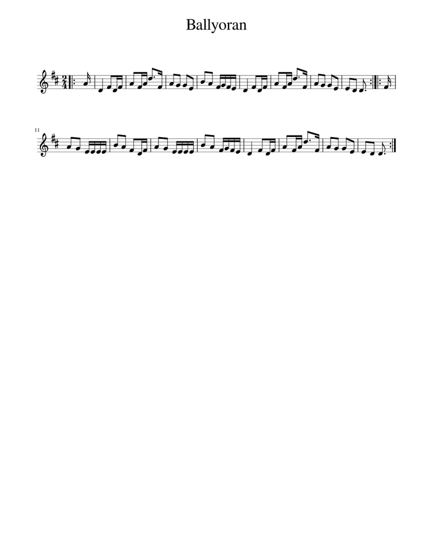Ballyoran Sheet music for Piano (Solo) Easy | Musescore.com