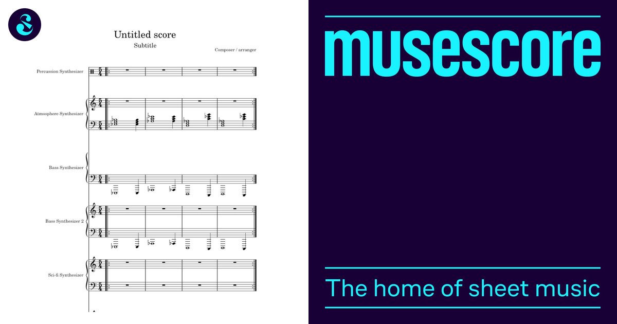 Despair Sheet music for Bass guitar, Drum group, Strings group, Synthesizer (Mixed Ensemble ...