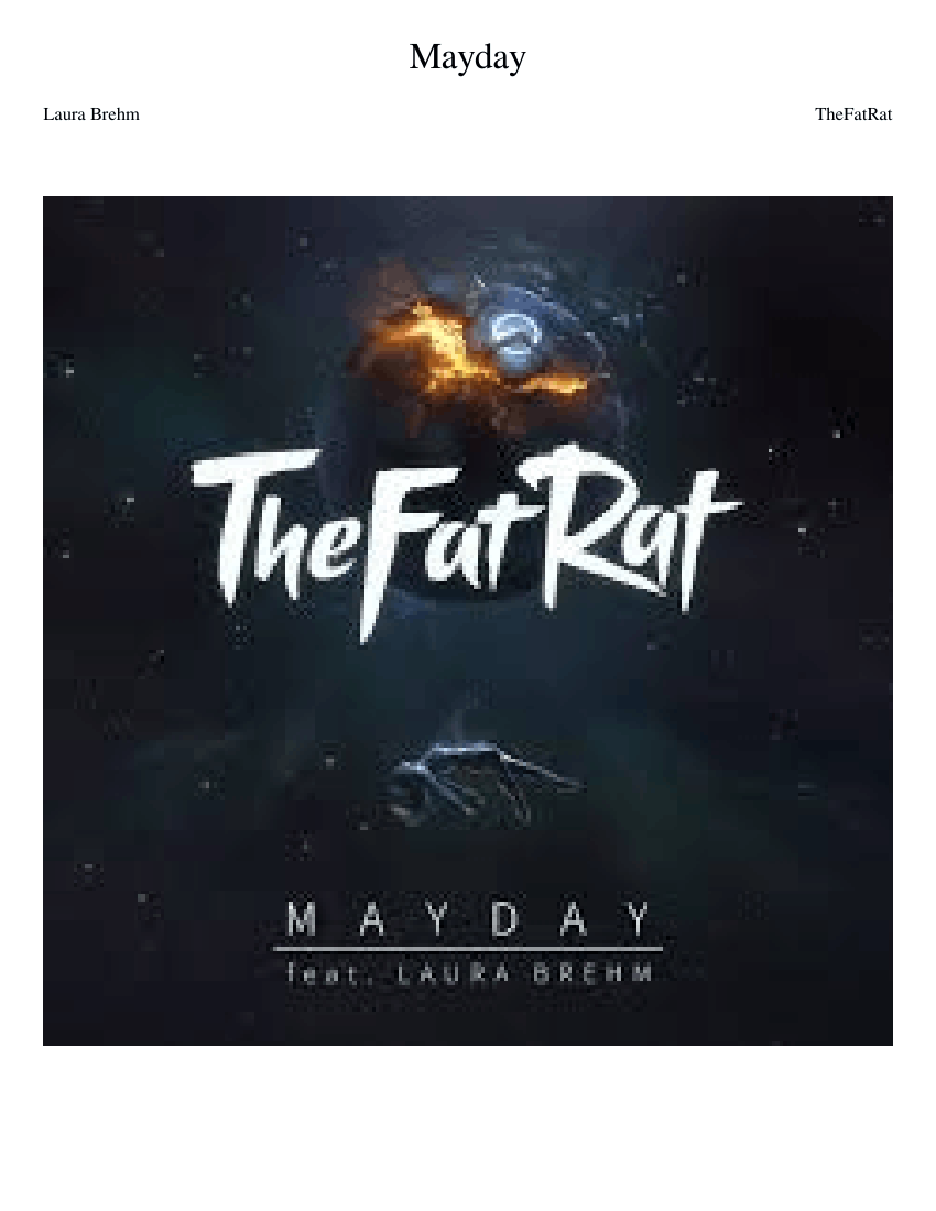 TheFatRat - Mayday (ft. Laura Brehm) Sheet Music for Piano, Vocals ...
