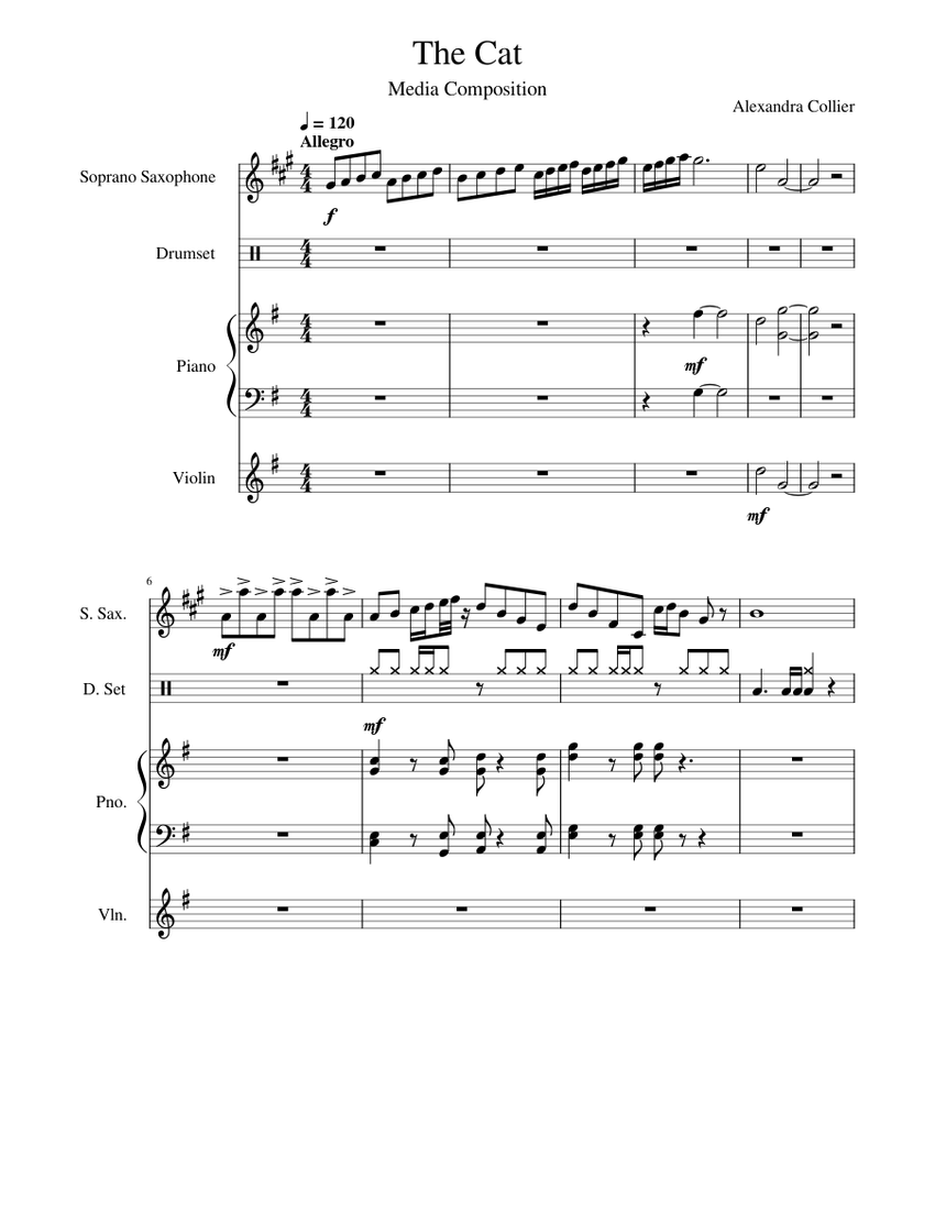 The Cat - piano tutorial