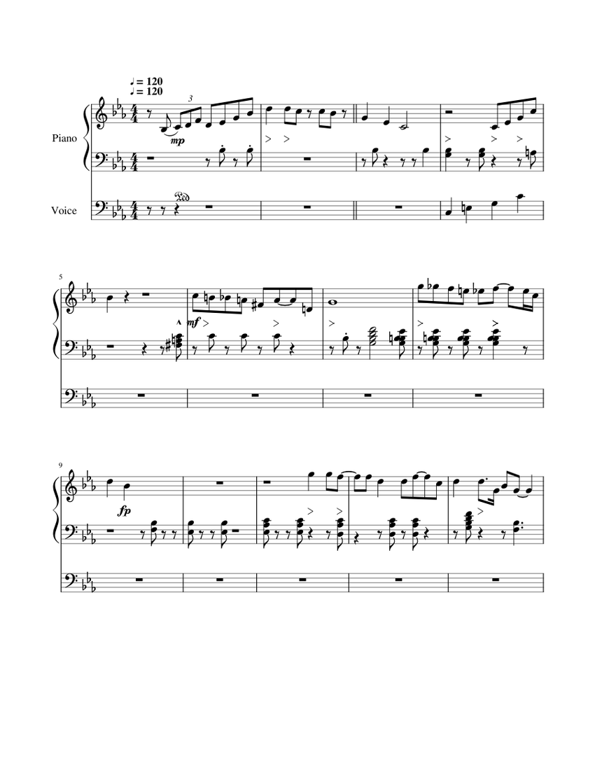 It could happen to you ryo fukui Sheet Music for Piano, Voice (other ...