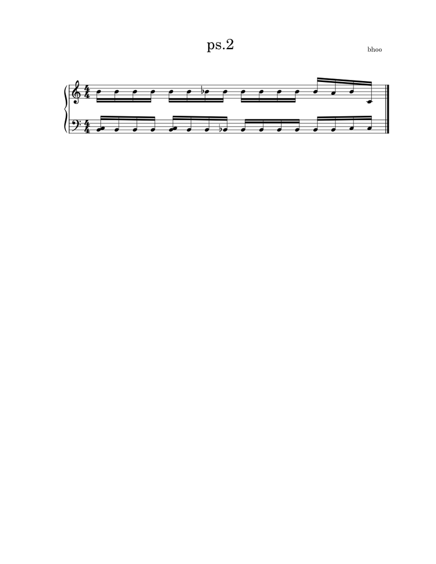 ps.2 Sheet music for Piano (Solo) | Musescore.com