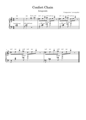 Comfort Chain – Instupendo Sheet Music for Piano (Solo) easy ...