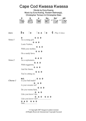 bryn vampire weekend tab