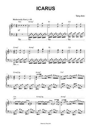 ICARUS – Tony Ann Sheet Music for Piano (Solo) | MuseScore.com