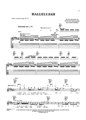 paramore daydreaming tab