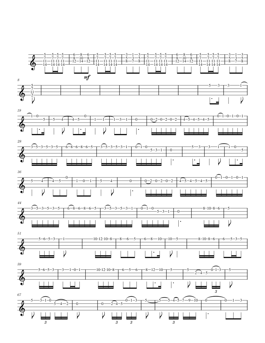 Carmen – Georges Bizet bizet mandolinot yud alef Sheet Music and Tab ...