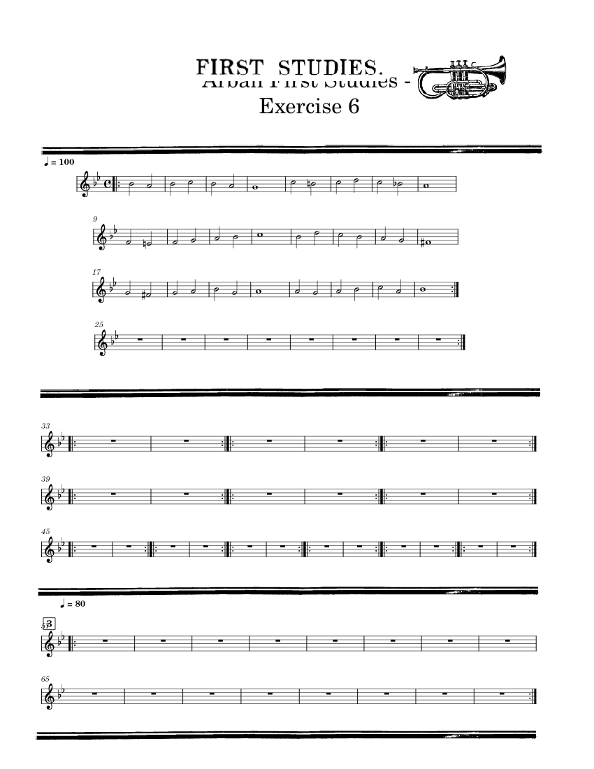 Arban First Studies 06 - piano tutorial