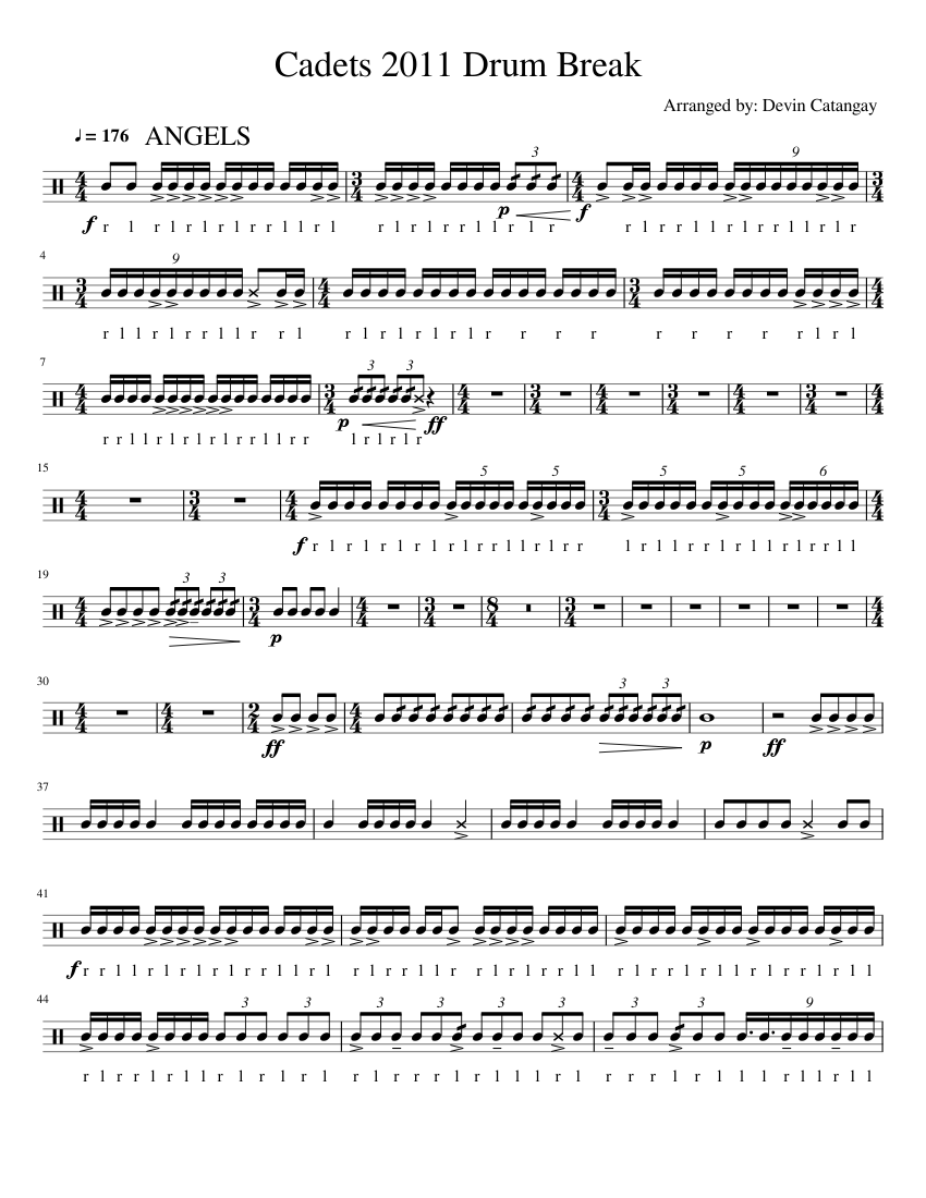 cadets 2011 drumline