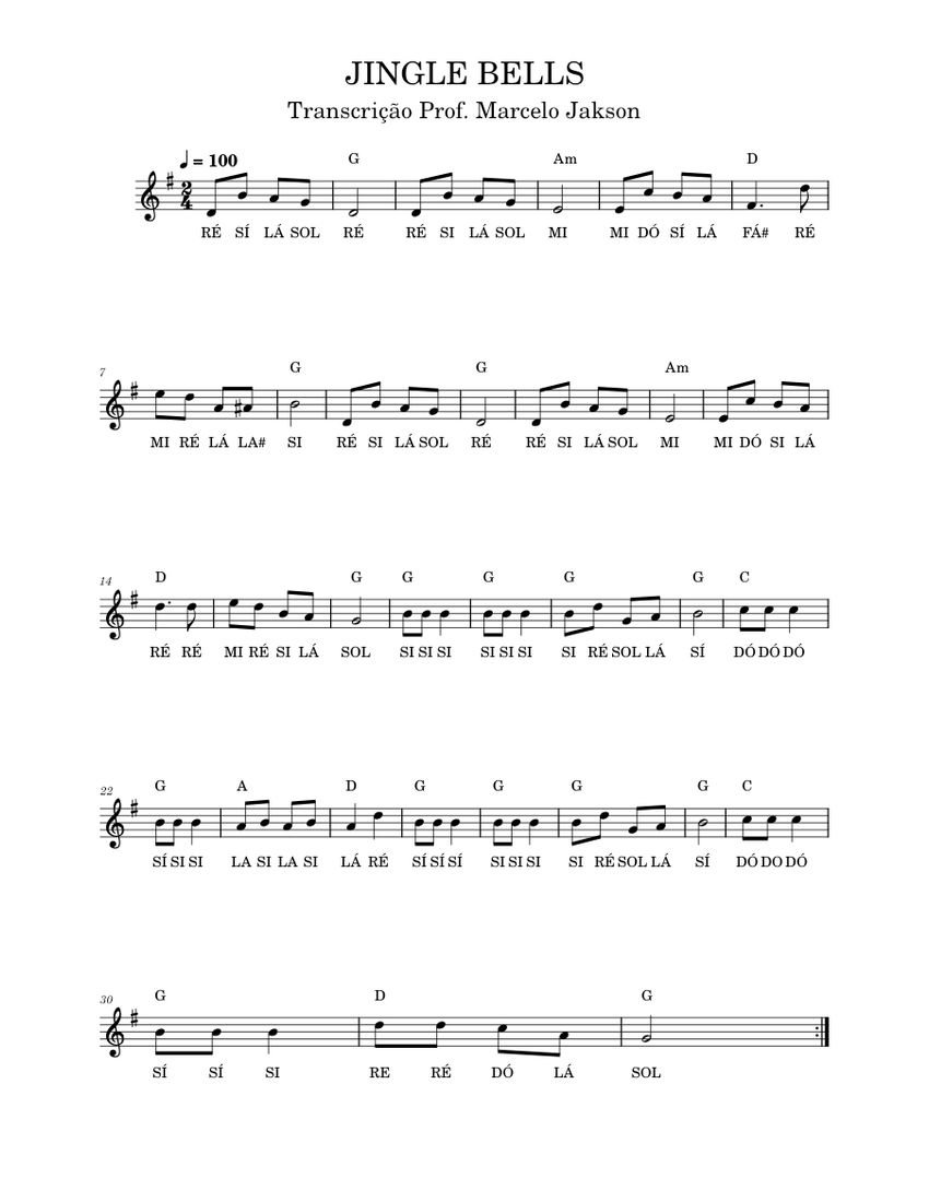 Jingle bells – Misc Traditional JINGLE BELLS Sheet music for Piano ...