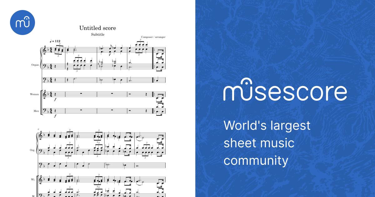 432 - INC HYMN Sheet Music for Organ, Synthesizer (Church Choir ...