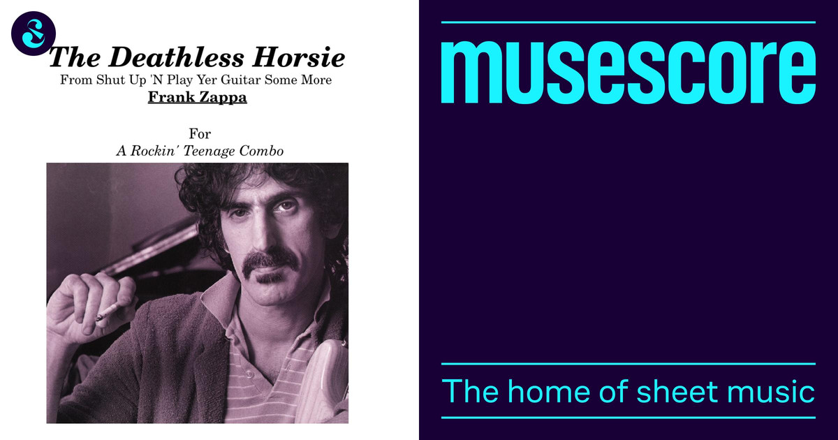 The Deathless Horsie Sheet music for Organ, Vibraphone, Guitar, Bass ...