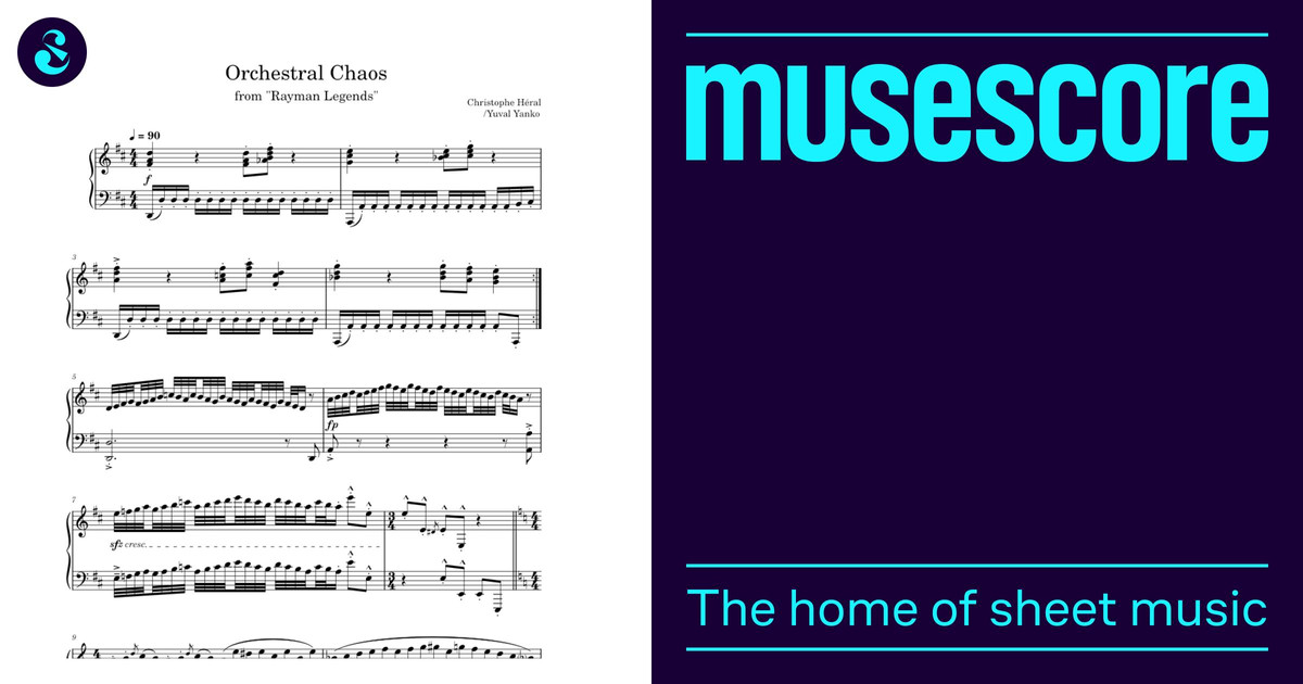 Orchestral Chaos – Christophe Héral Sheet music for Piano (Solo ...
