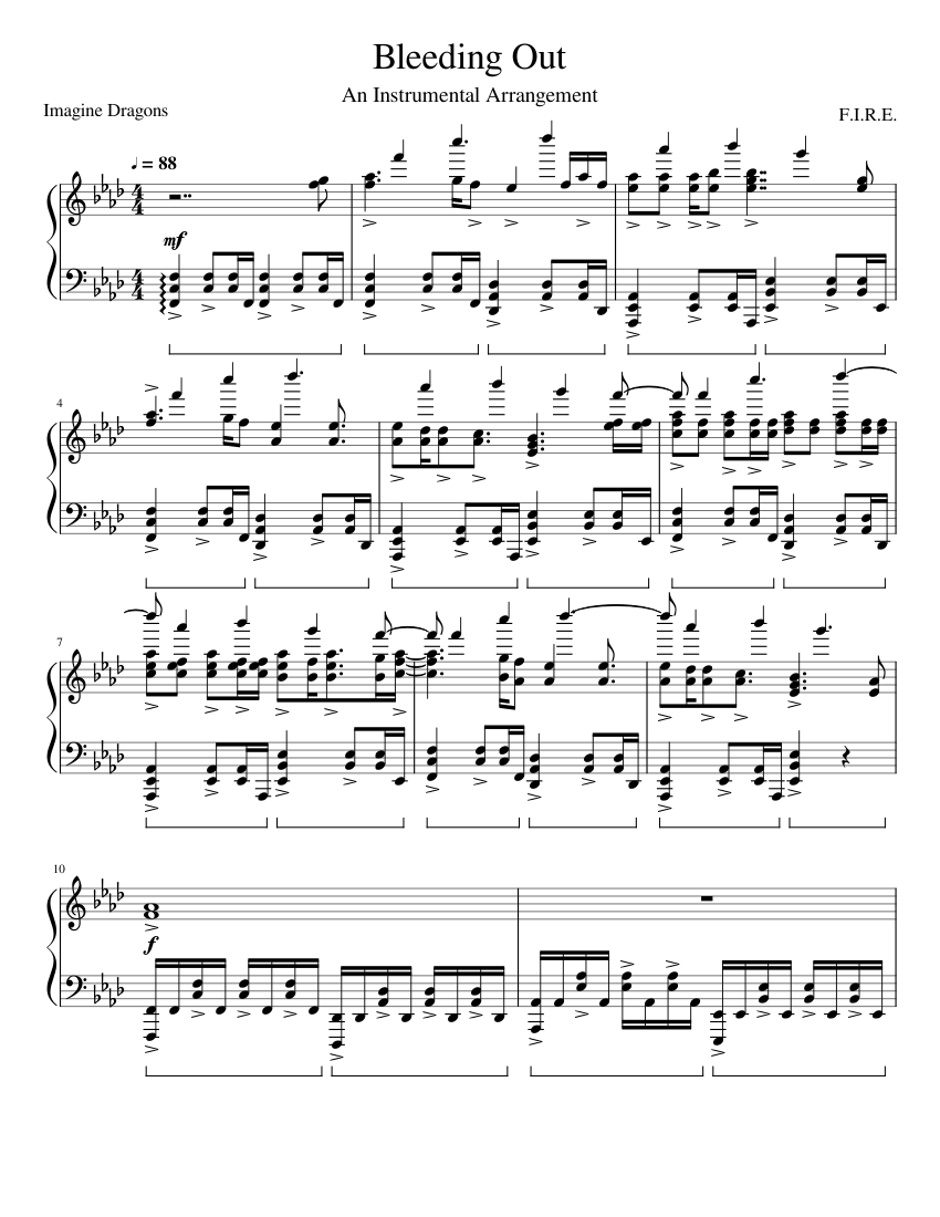 imagine bleeding out