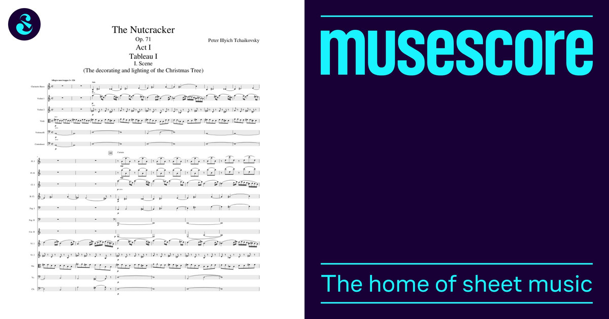 The Nutcracker, Scene I Sheet Music for Tuba, Vocals, Trombone tenor ...