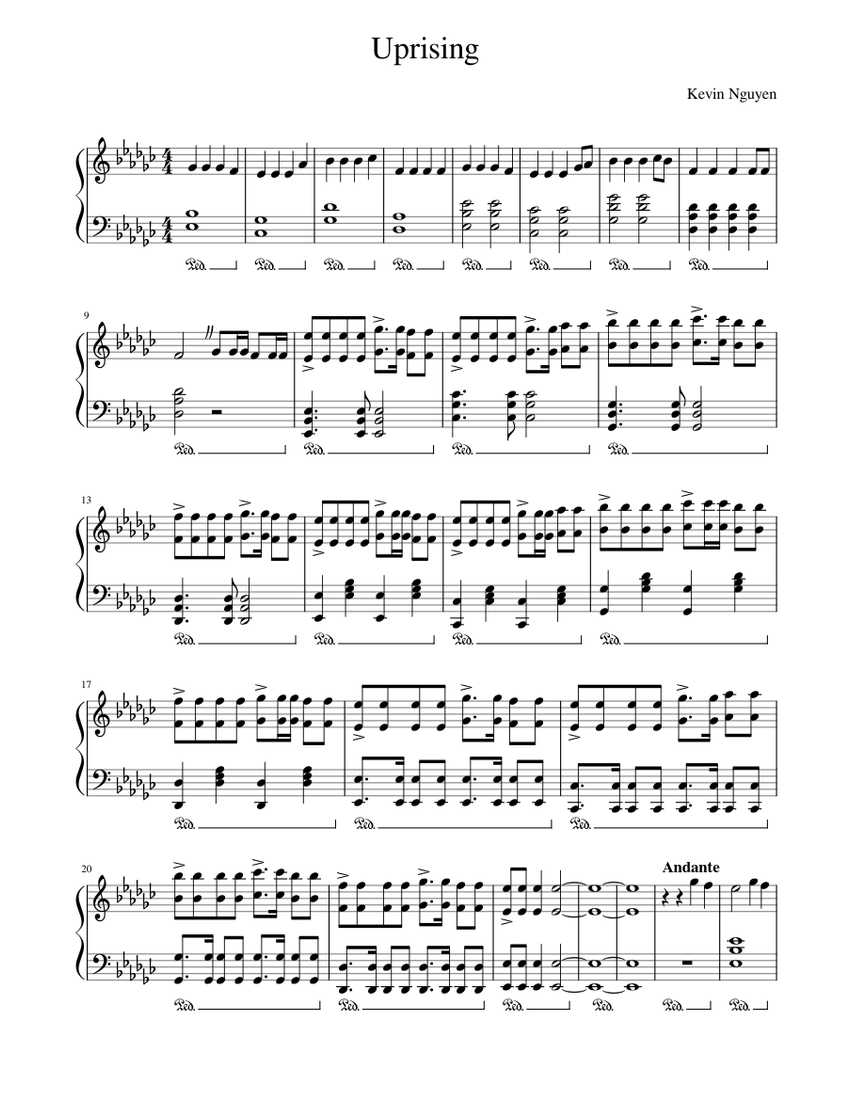 Rise Sheet Music for Piano (Solo) | MuseScore.com