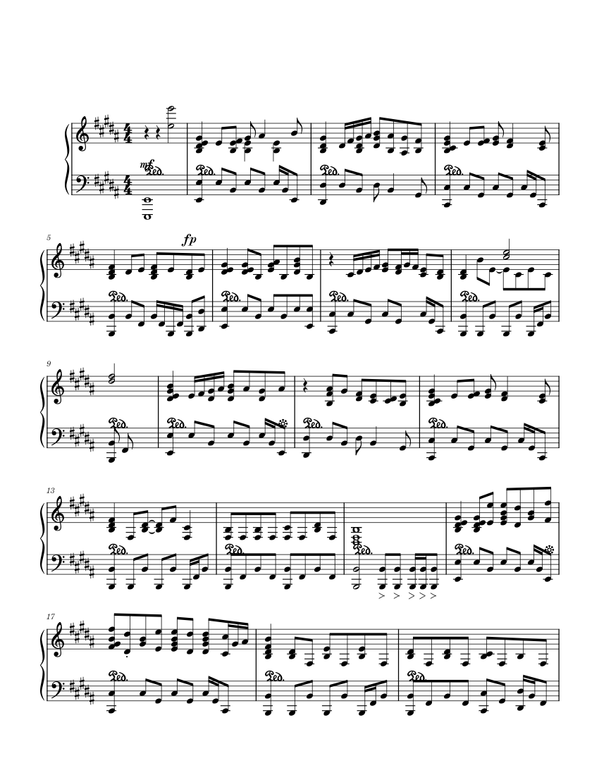 Doctor november Sheet music for Piano (Piano Duo) | Musescore.com