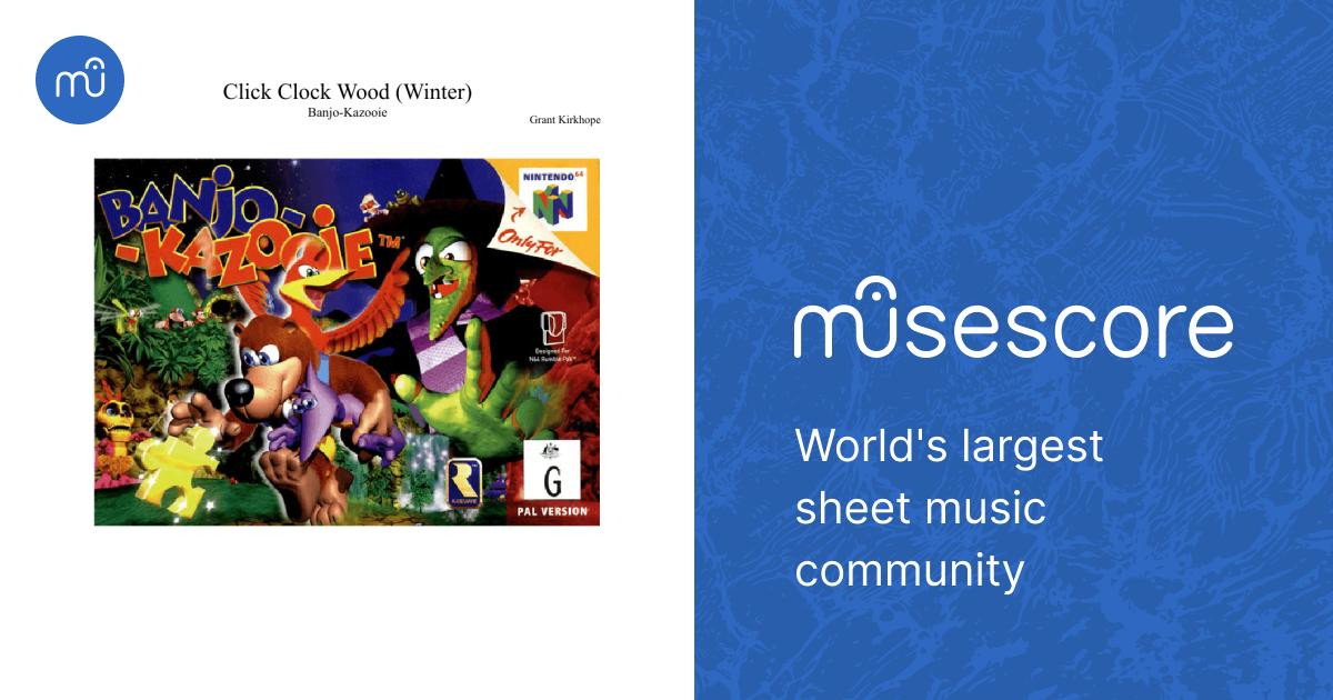 Click Clock Wood (Winter) Sheet music for Vibraphone, Marimba ...