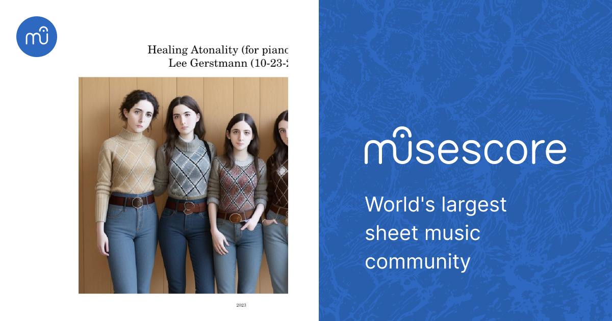 Healing Atonality (for piano quintet) Sheet music for Piano, Violin ...