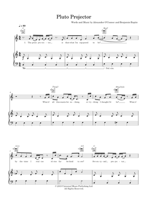 Pluto projector – Rex Orange County Arranged for Solo Piano Sheet Music ...