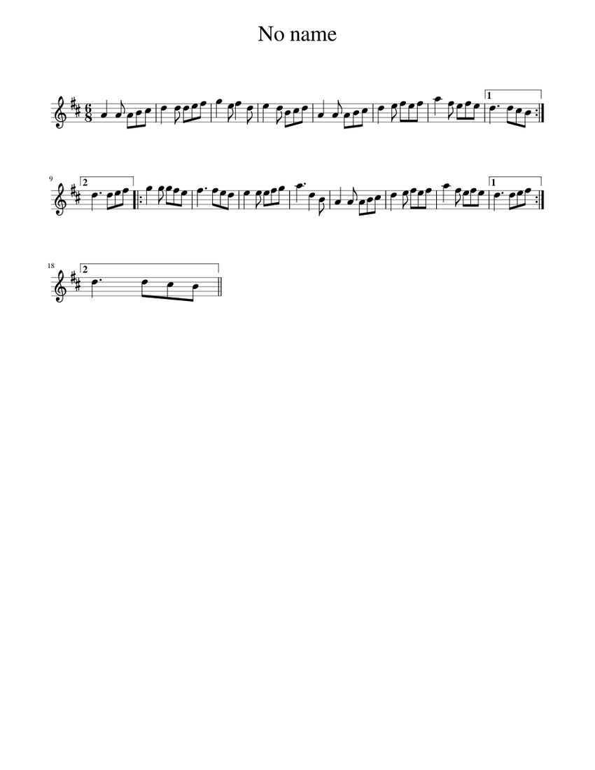 No name Sheet music for Piano (Solo) | Musescore.com