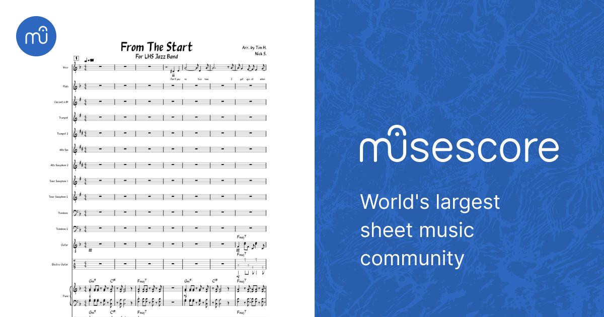 From The Start – Laufey From The Start Arr. Tim H Sheet Music and Tab ...