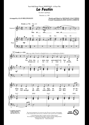 Play Official version of Le Festin (from Ratatouille) Sheet Music by ...