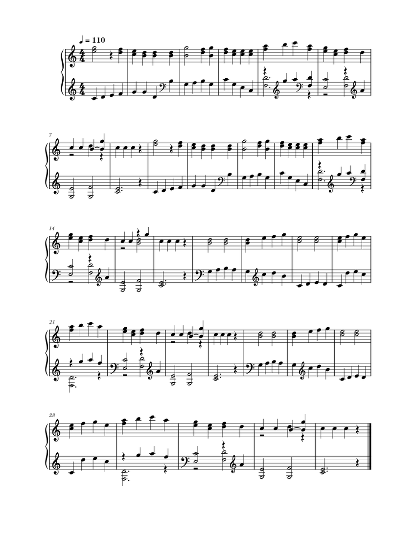 Progressive Exercises For Carillon Op.2 Nr 3 Sheet music for Piano ...
