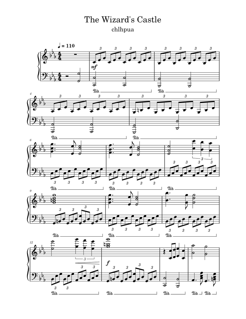 The Wizard's Castle Sheet music for Piano (Solo) | Musescore.com