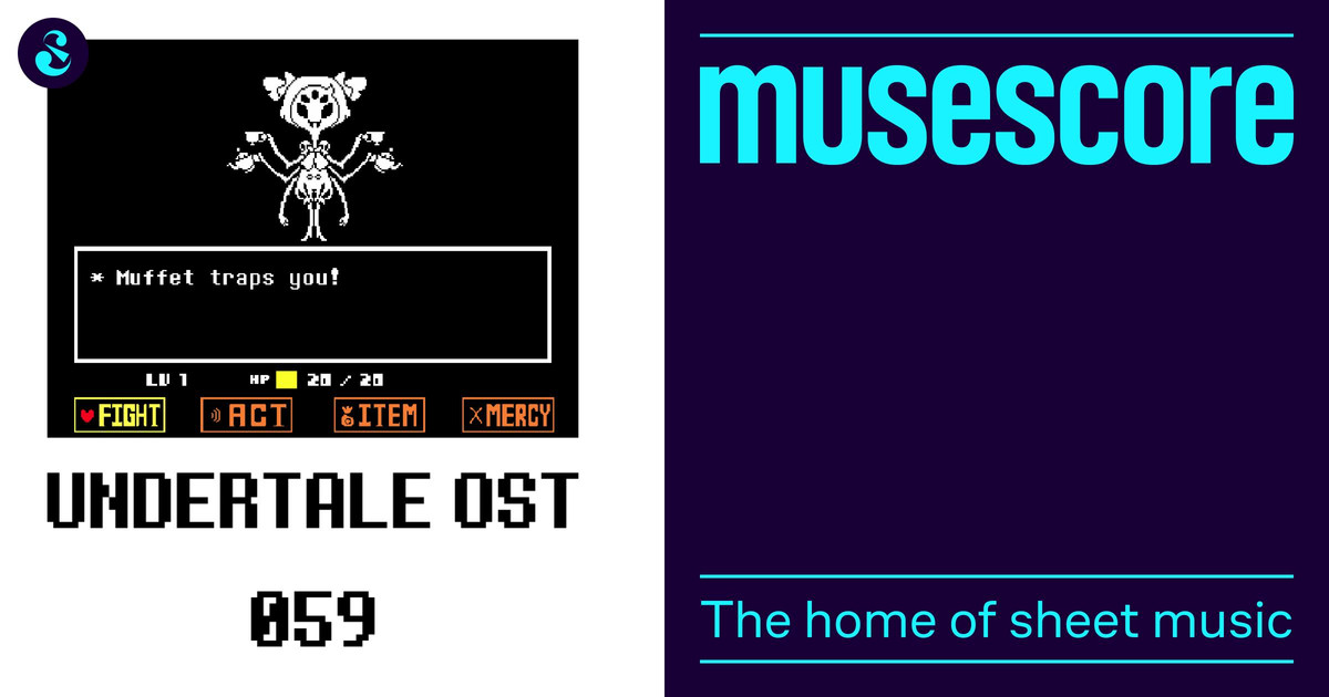 Spider Dance – Toby Fox / Undertale OST : 059 Sheet music for Piano, Harpsichord, Vocals, Drum ...