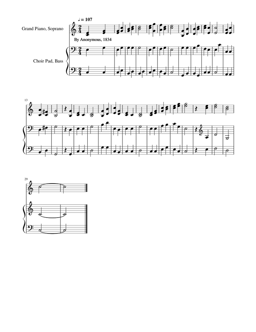 The Alarm (35517) Sheet music for Piano, Synthesizer (Mixed Duet ...