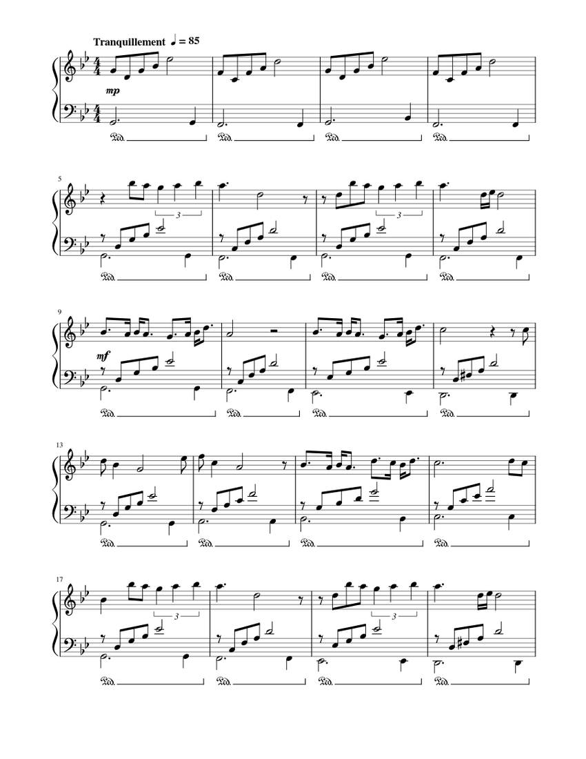 Ilyzaelle – Guillaume Pladys Ilyzaelle – Arrangement piano par Joaquim ...