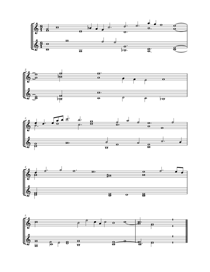 Le English horn Sheet music for Oboe (Woodwind Ensemble) | Musescore.com