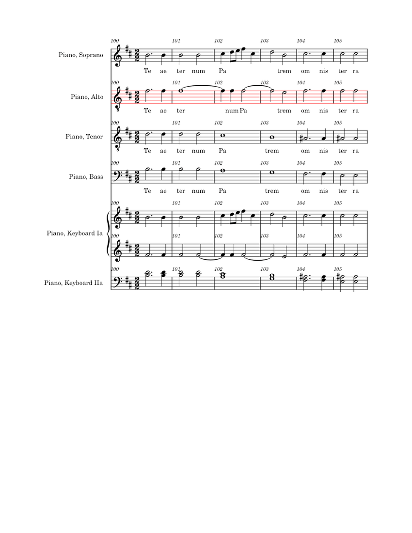 M100-Te aeternum patrem Alto-Te Deum, H.146 – Charpentier Sheet Music ...