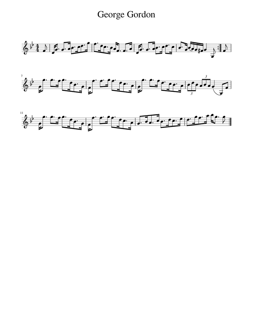 George Gordon Sheet music for Piano (Solo) | Musescore.com