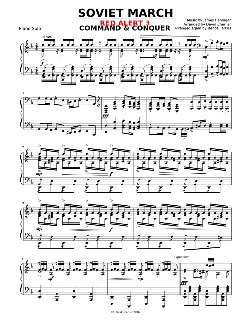 SOVIET_MARCH Sheet music for Piano (Solo) | Musescore.com