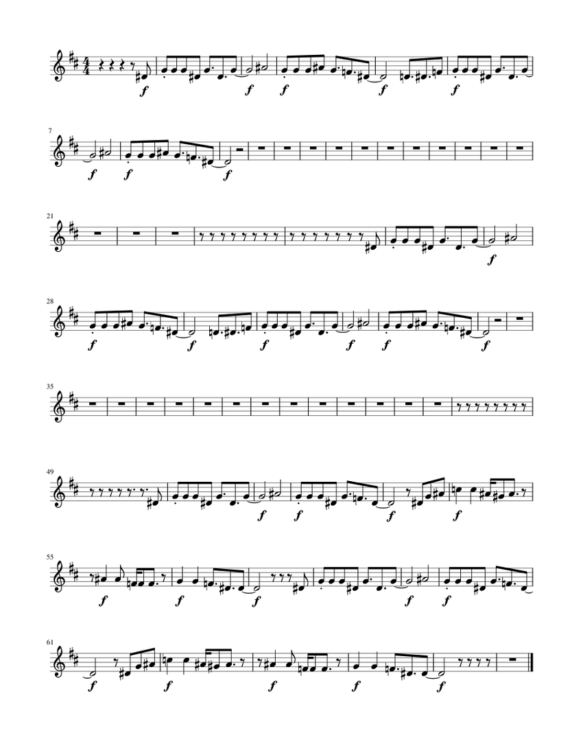 Little Talks b Trompete Sheet music for Piano (Solo) | Musescore.com