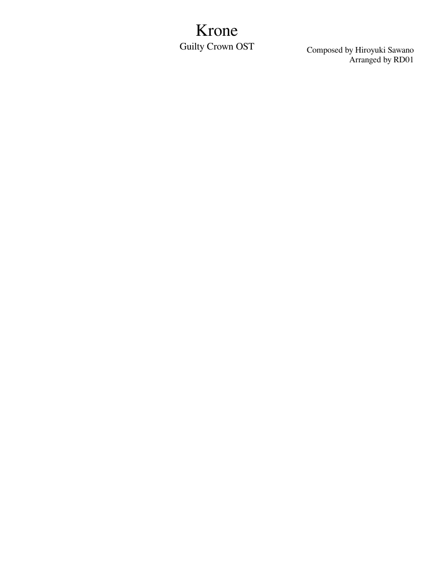 Krone Sheet music for Tuba, Flute piccolo, Flute, Clarinet in e-flat ...